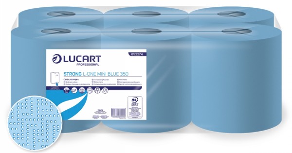 Lavete din hartie, rola cu derulare centrala mica, Strong L-One Mini ...