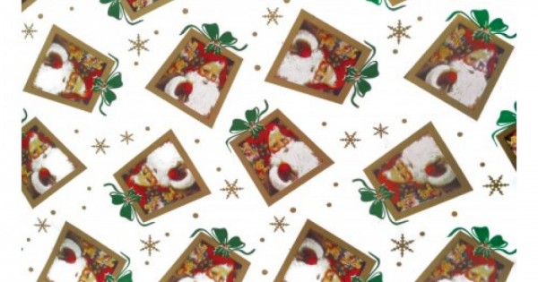 Coli hartie rosii/albe Mos Craciun - Coli hartie albe Mos Craciun 50x70 ...