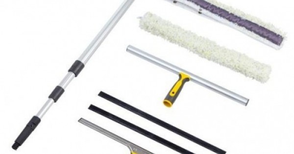 Set TopLock de curatat geamuri, 35cm, Vermop