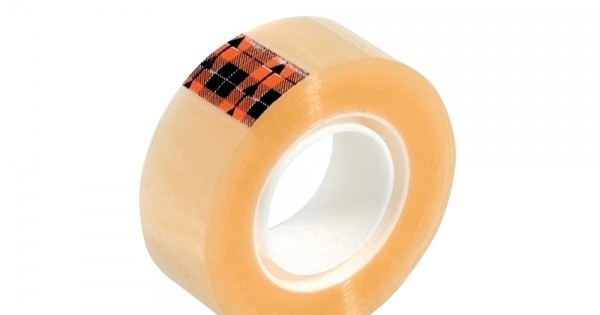 Banda adeziva Scotch transparenta, 19 mm x 33 m