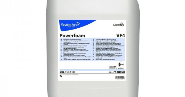 Detergent spumant alcalin POWERFOAM, Diversey, 25 kg